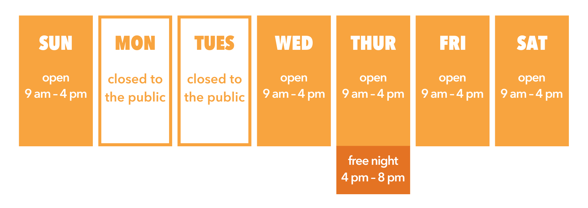 Visiting Hours, Seasonal Schedule | Madison Children's Museum